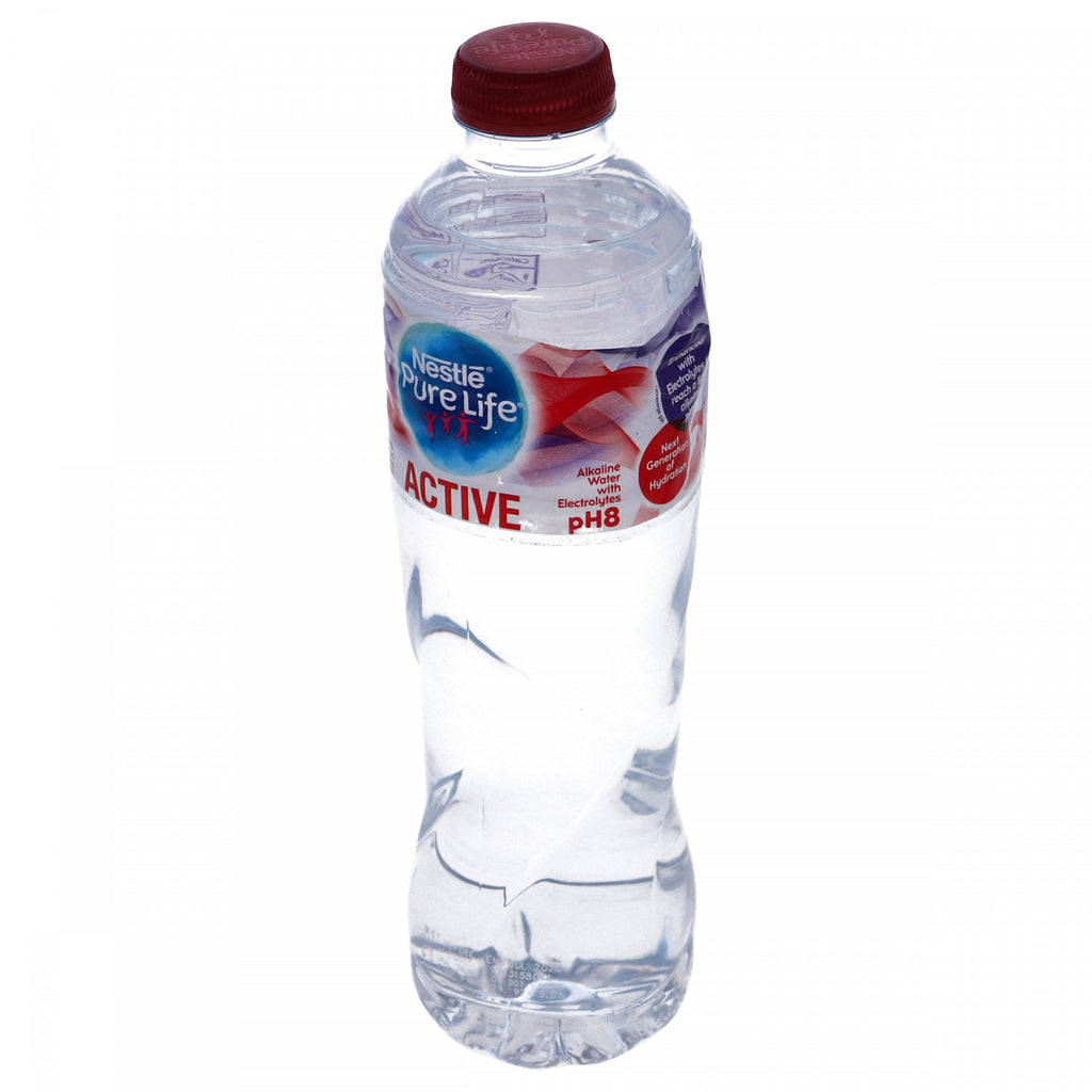 Nestle Pure Life Active Alkaline Water With Electrolytes pH 8 550ml ...