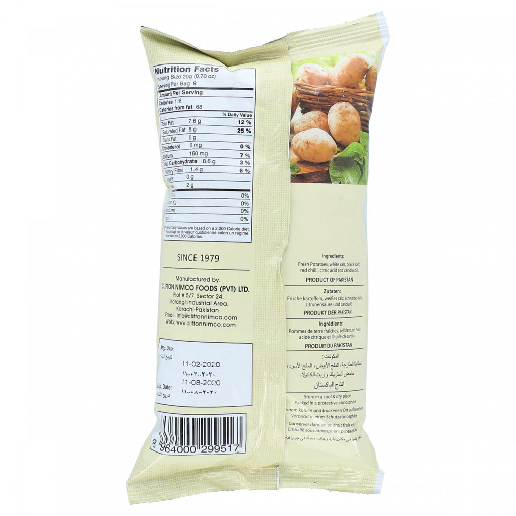 Nimcos Spicy Potato Sticks 180g – HKarim Buksh