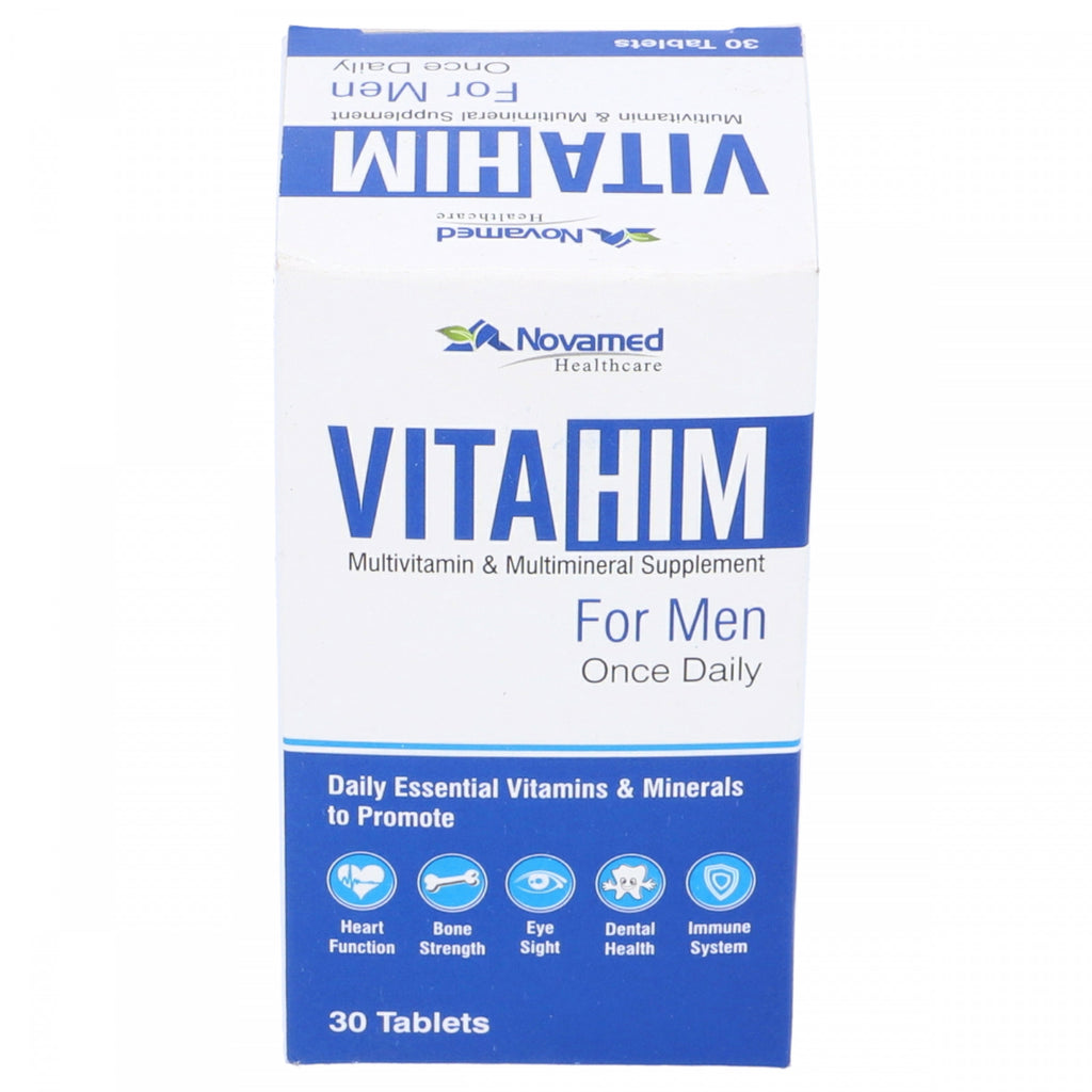 Novamed Vitahim Multivitamin and Multi Mineral Supplement For Men 30 T ...