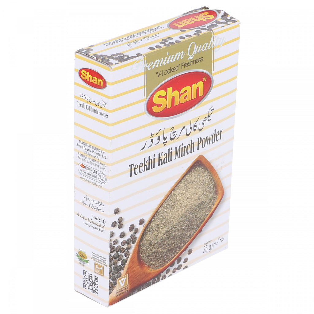 Shan Teekhi Kali Mirchi Powder 25g – HKarim Buksh