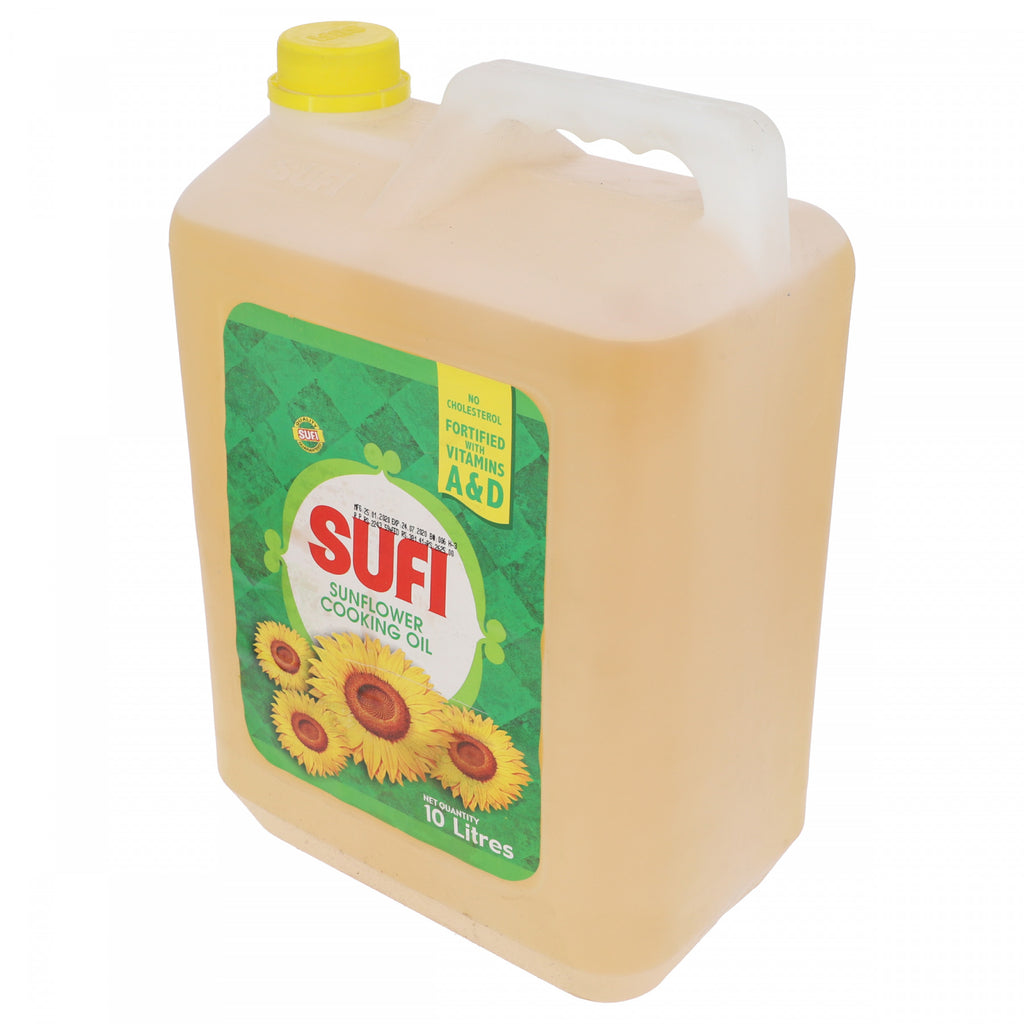 Sufi Sunflower Cooking Oil 10 Litres – HKarim Buksh