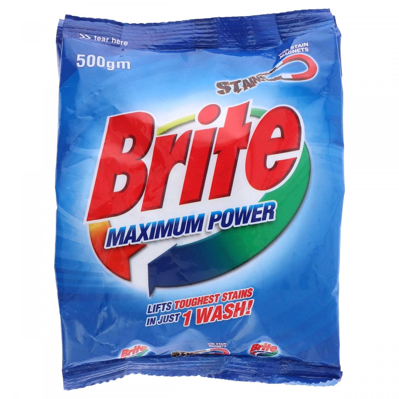 Brite Maximum Power Washing Powder 500g – HKarim Buksh