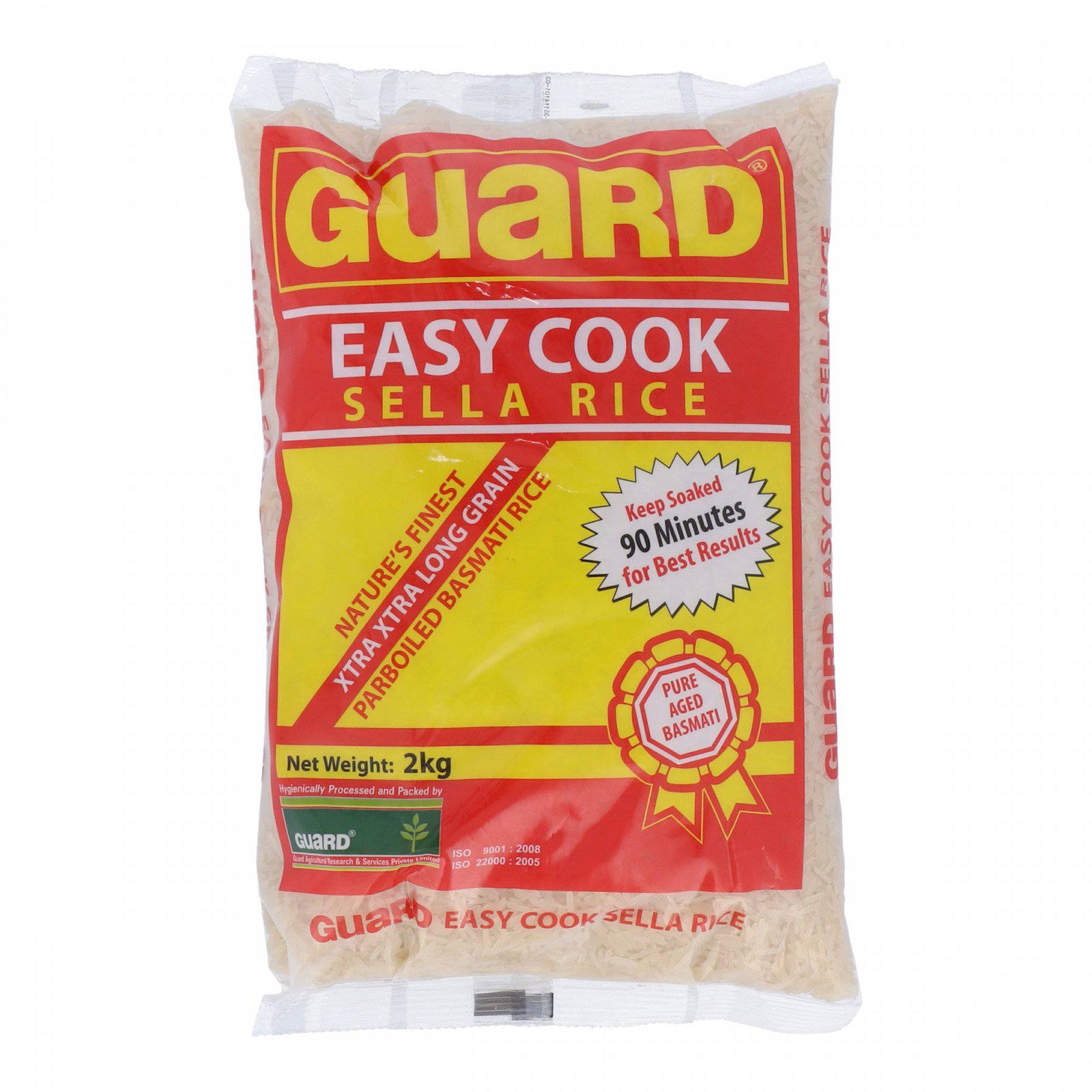 Guard Easy Cook Parboiled Rice 2Kg – HKarim Buksh