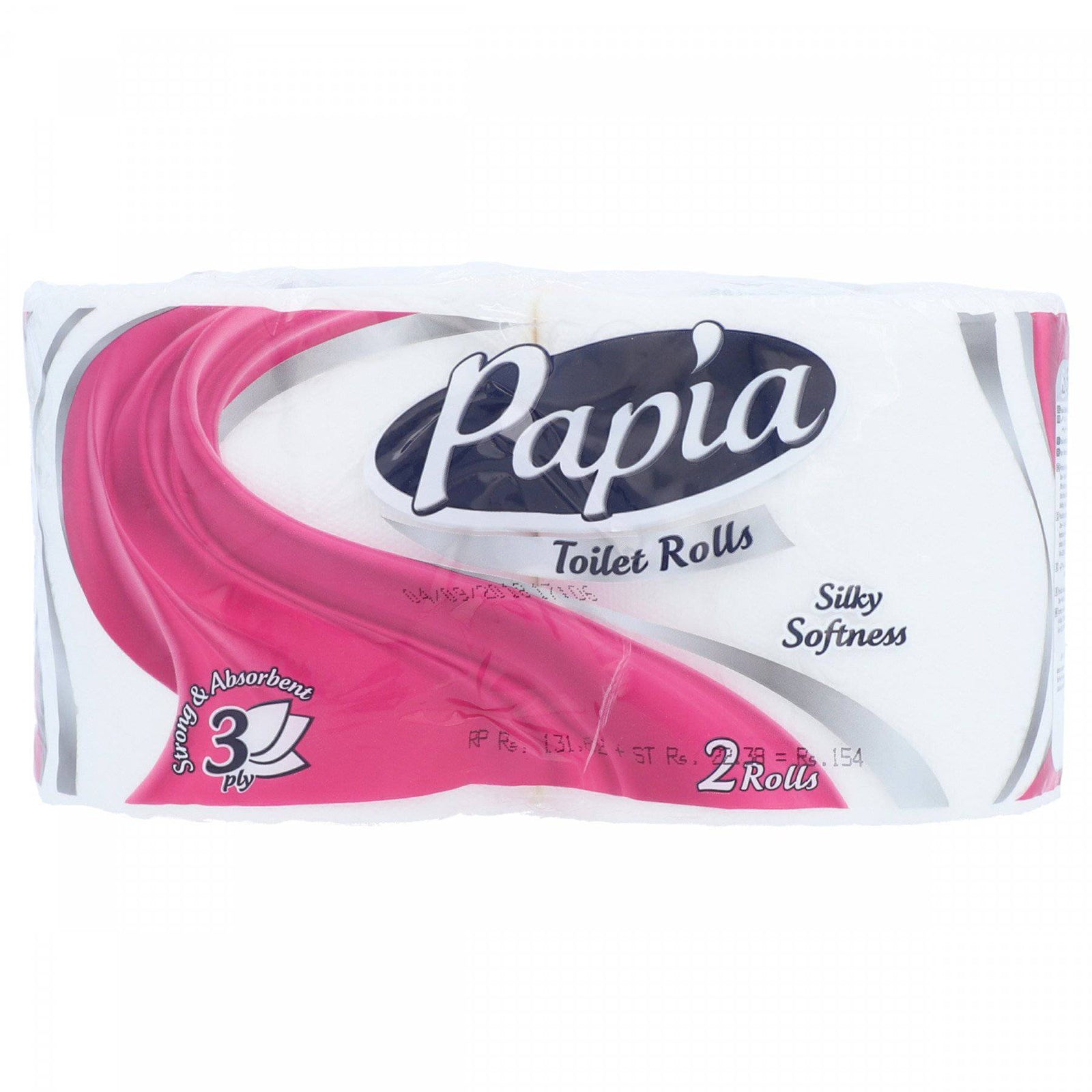 Papia Toilet Rolls Silky Softness 3 Ply 2 Rolls – HKarim Buksh