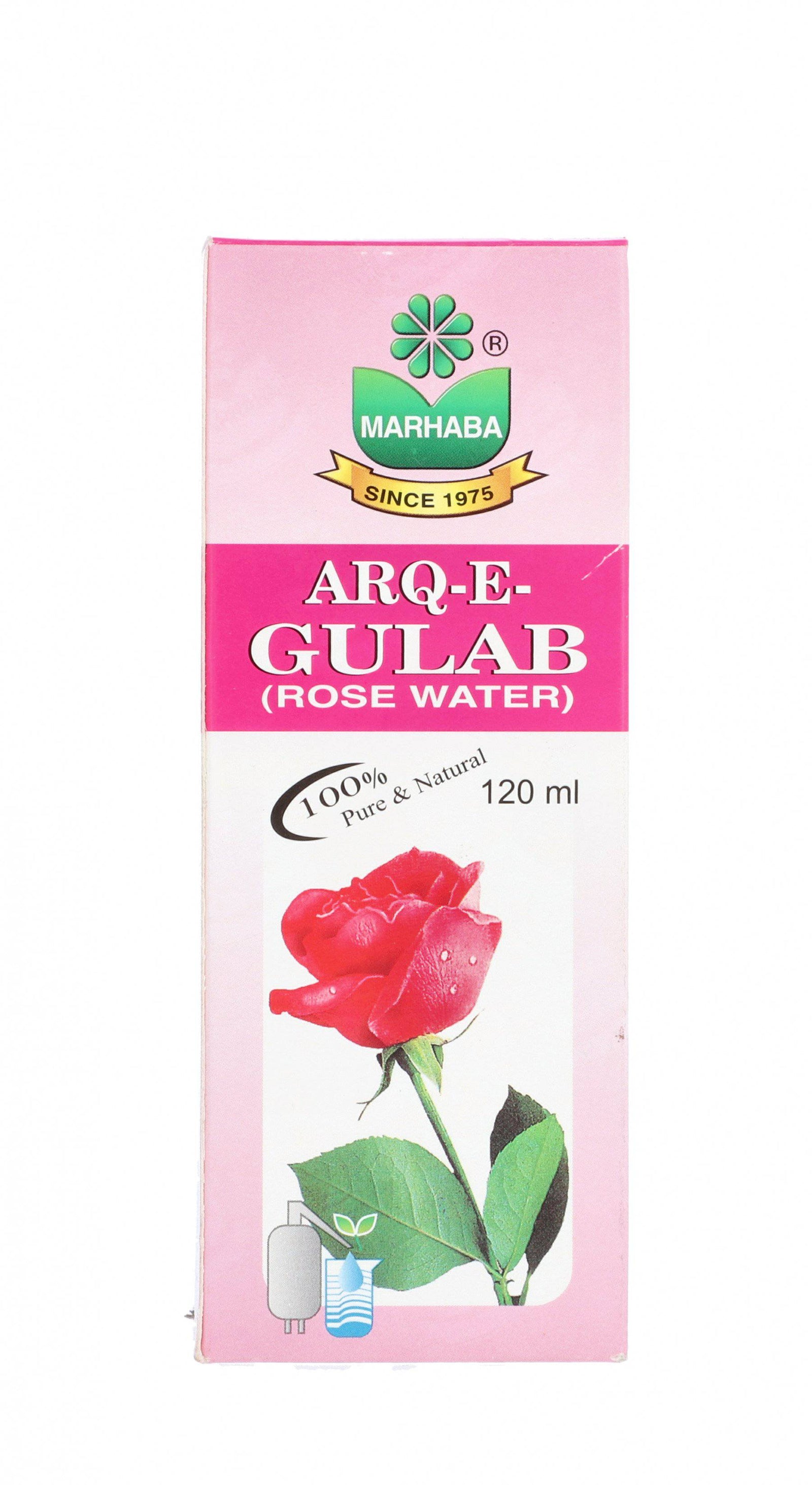 Marhaba Arq-E-Gulab (Rose Water) 120ml – HKarim Buksh