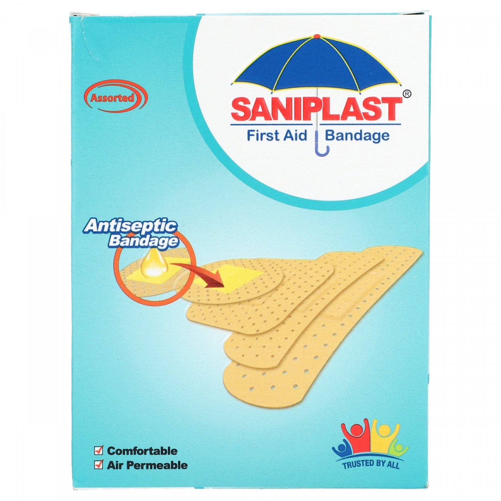 Saniplast First aid Bandage Antiseptic Bandage 20 Strips – HKarim Buksh